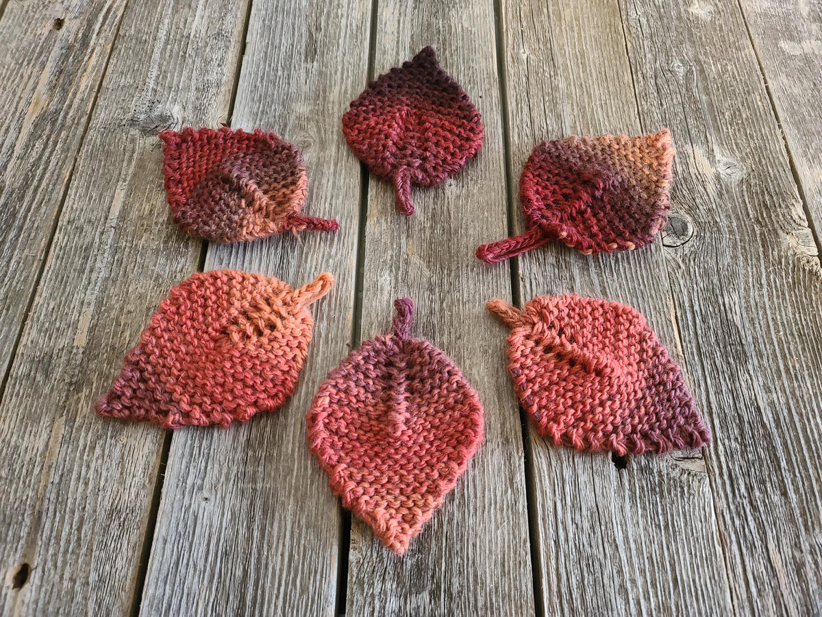 Loom Knit Pattern: Autumn Leave Garland – CinDWood Looms