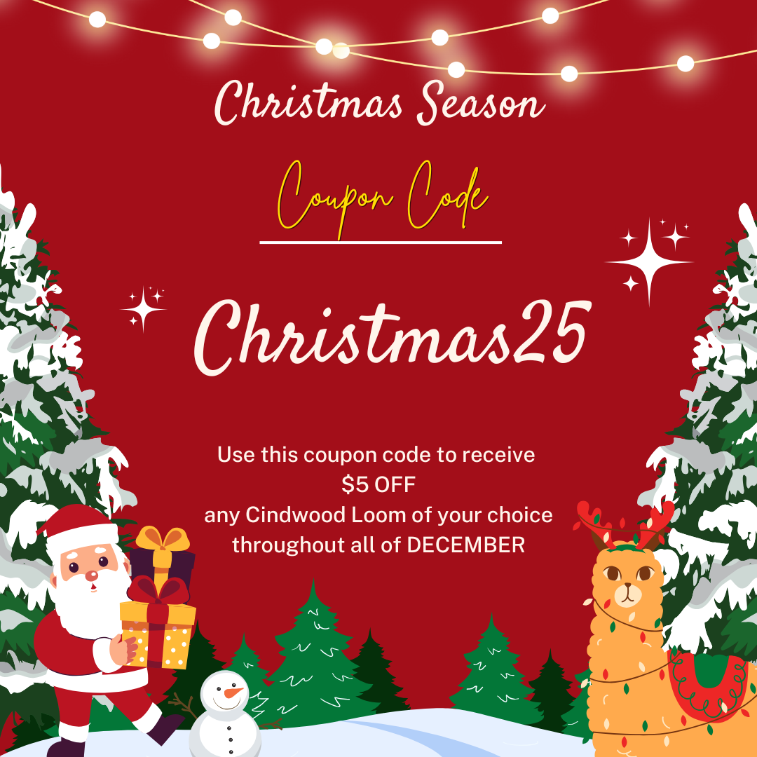 December 2025 Looming Newsletter – CinDWood Looms