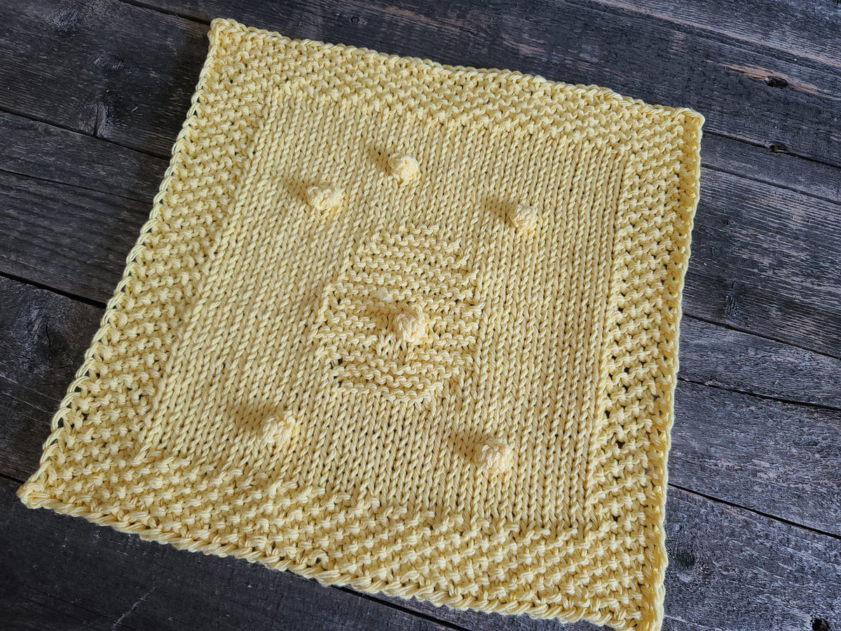 Loom Knit ePattern: Bobble Bee Square – CinDWood Looms