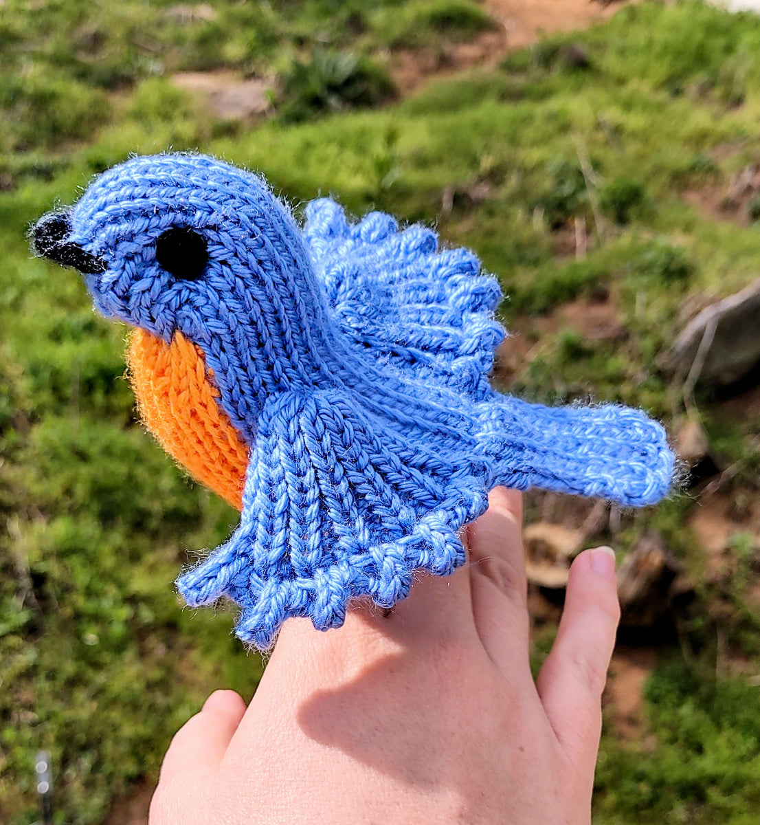 Loom Knit ePattern: Blue Bird – CinDWood Looms