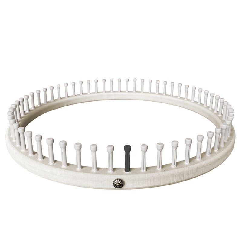 3/4" 60 pegs Small 15" Round Afghan Knitting Loom – CinDWood Looms
