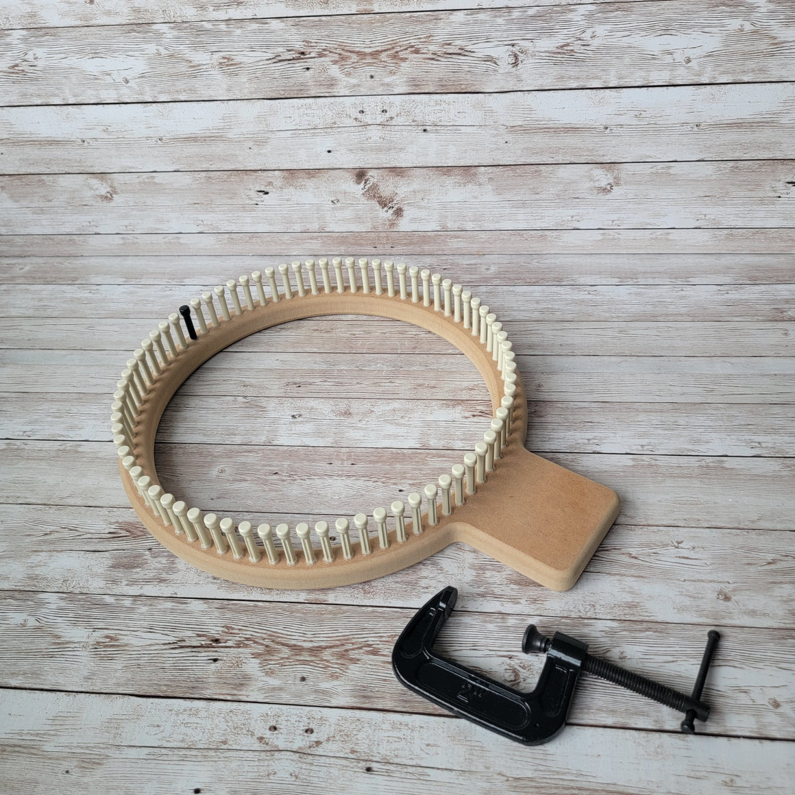 7/16" Gauge 76 peg Adult Large Clampable Hat Loom – CinDWood Looms