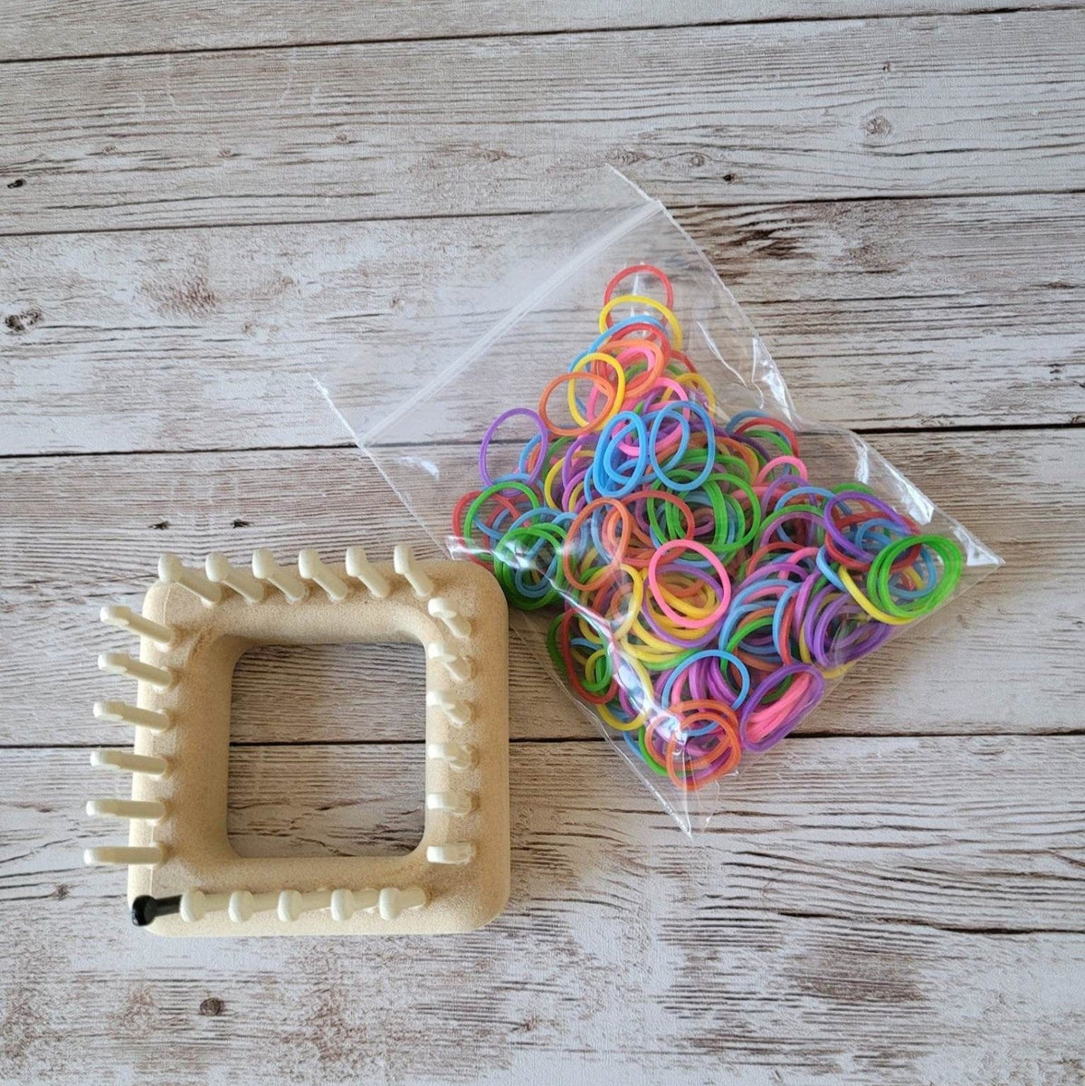 Mini 3"x3" Hot Pad Loom - Tan – CinDWood Looms