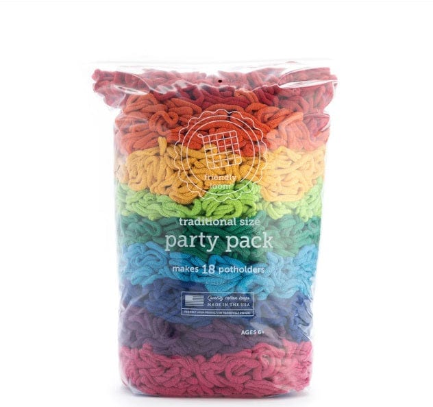 Friendly Loom: Party Pack Traditional Weaving Loops 7" Size – CinDWood ...