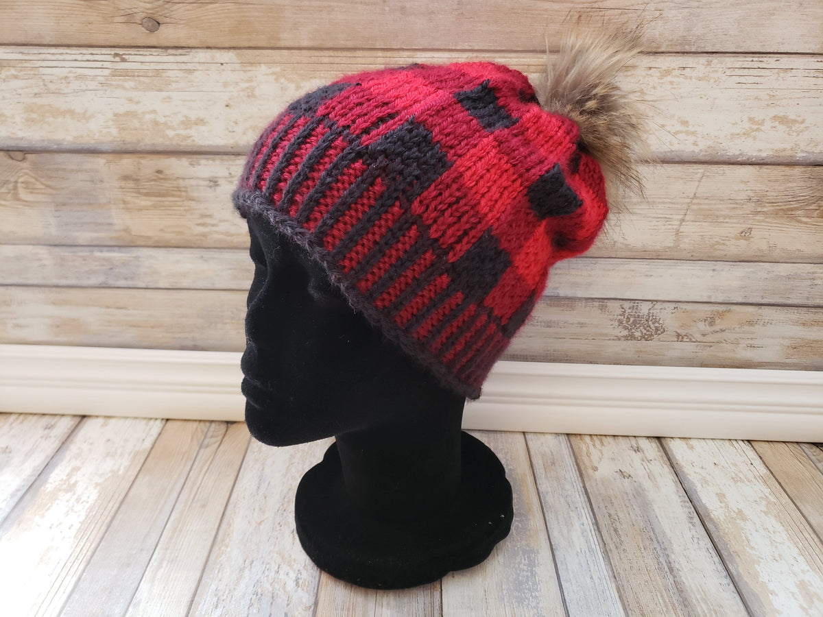 ePattern: Toasty Buffalo Hat – CinDWood Looms