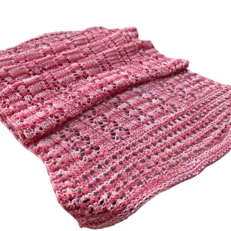 Loom Knit ePattern: Flamingo Wrap – CinDWood Looms